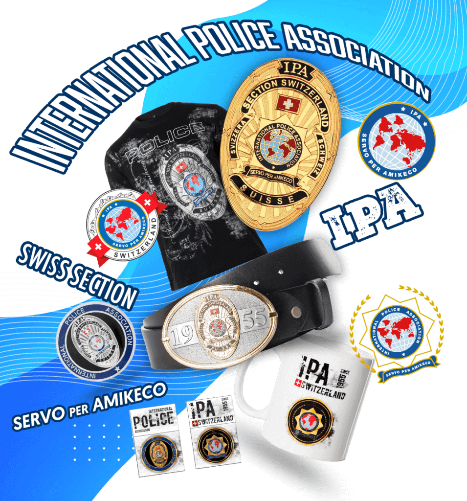 IPA casual wear and IPA gadgets from Metal Badge in Goldau